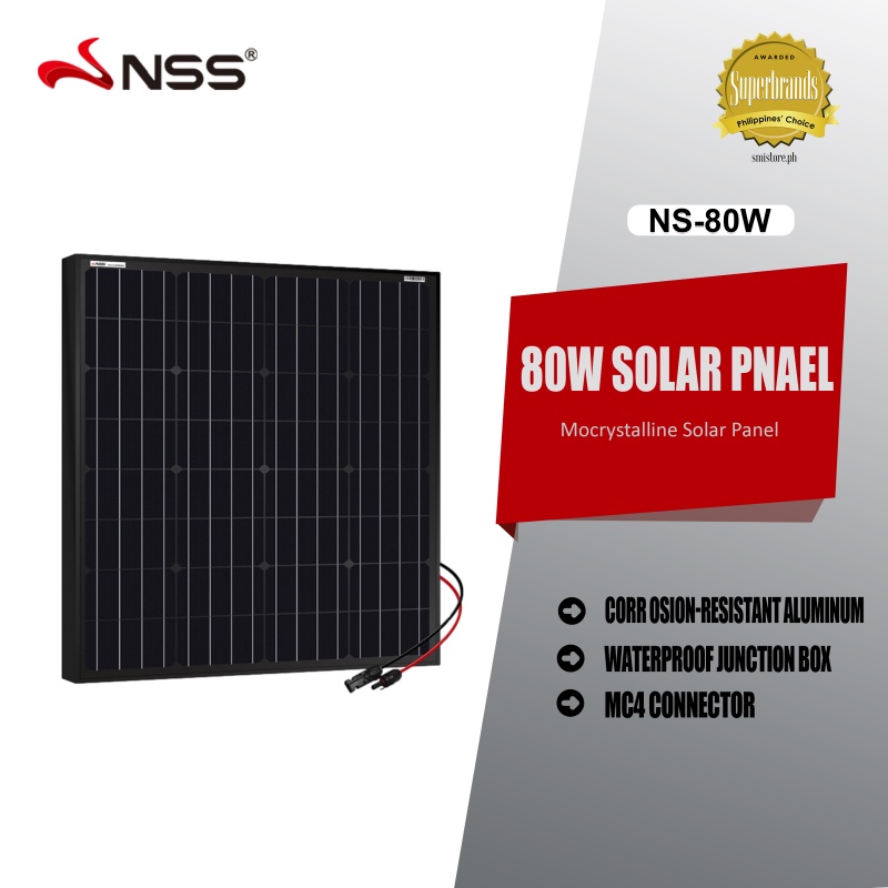 NSS Solar Panel 80W-150W High Quality Large Panels High Efficiency ...