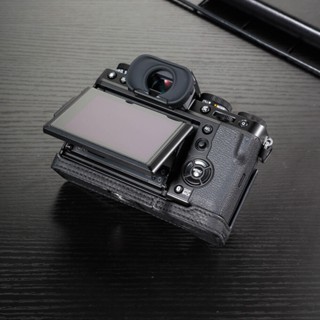 Genuine Leather Fuji XT5 Camera Bag Case Half Body Handmade Bag For ...