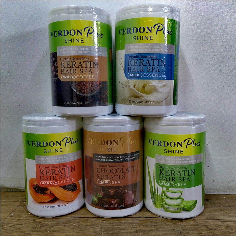 VERDON Plus SHINE KERATIN HAIR SPA 1000ML | Shopee Philippines