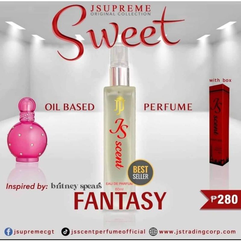 JS Scent oil-based perfume for women (Original Collection) | Shopee ...