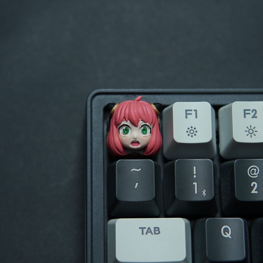 Spy x Family Anya Forger artisan keycap Mechanical keyboard 3d printed ...