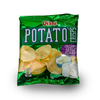 Oishi Potato Crisps Creamy Garlic 18g | Shopee Philippines