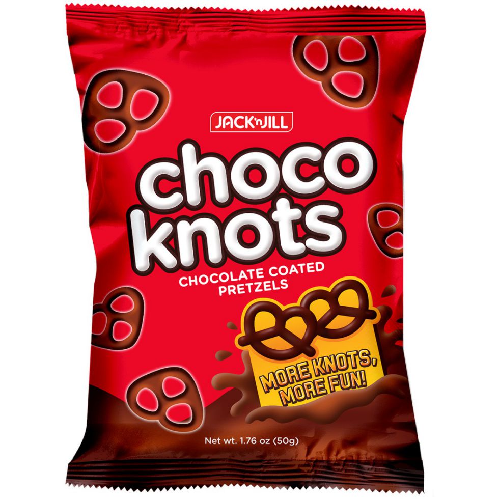 Choco Knots Chocolate Coated Pretzels 50g | Shopee Philippines