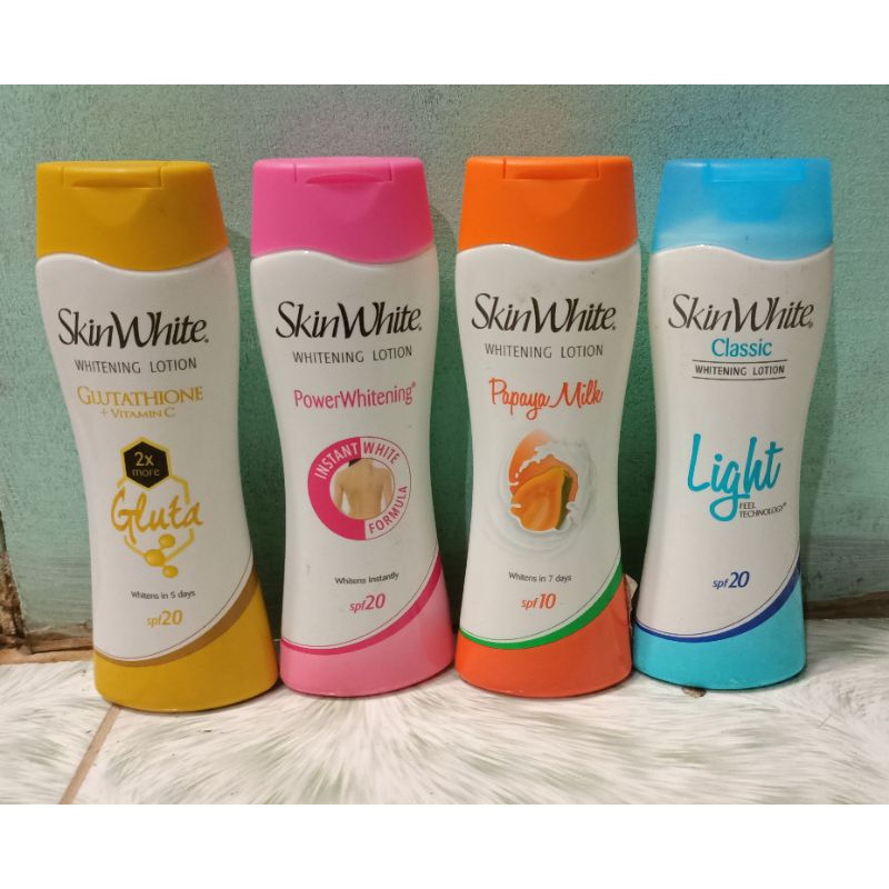 skin white whitening lotion spf20 100ml/200ml | Shopee Philippines