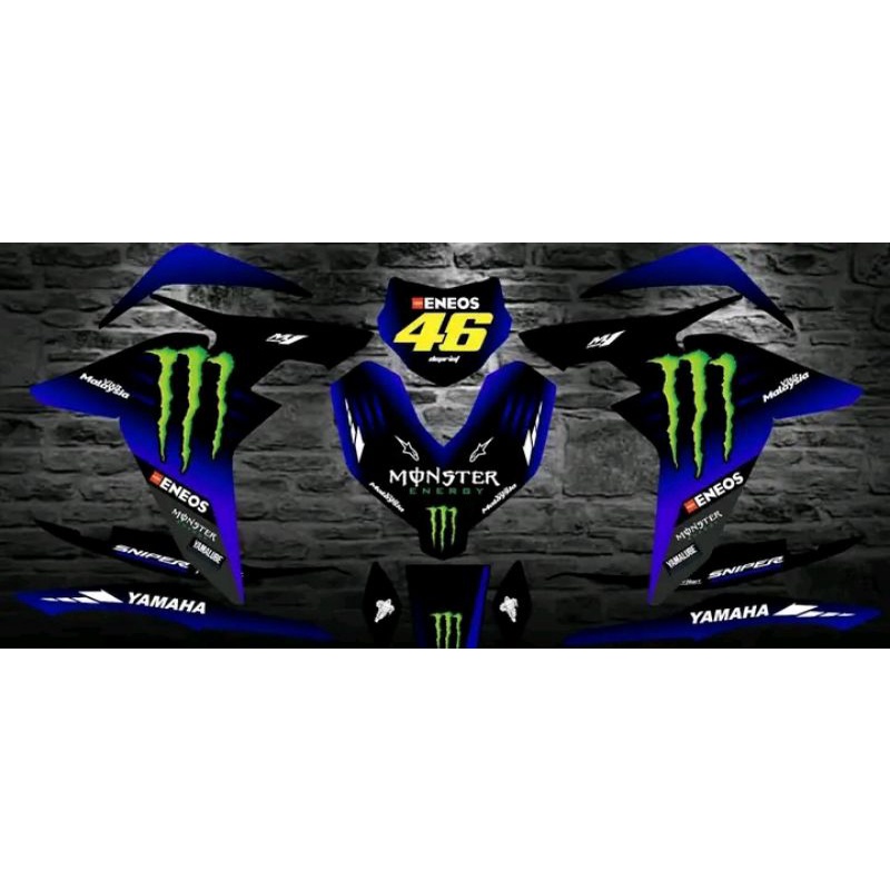 Sniper 155 YAMAHA Decals Laminated Anti fading high grade adhesive ...