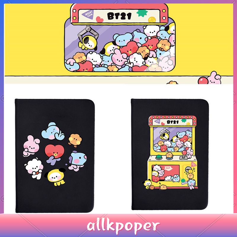 Kpop BT21 Notebook Minini Series BTS Cute Student Black Matte Writing ...