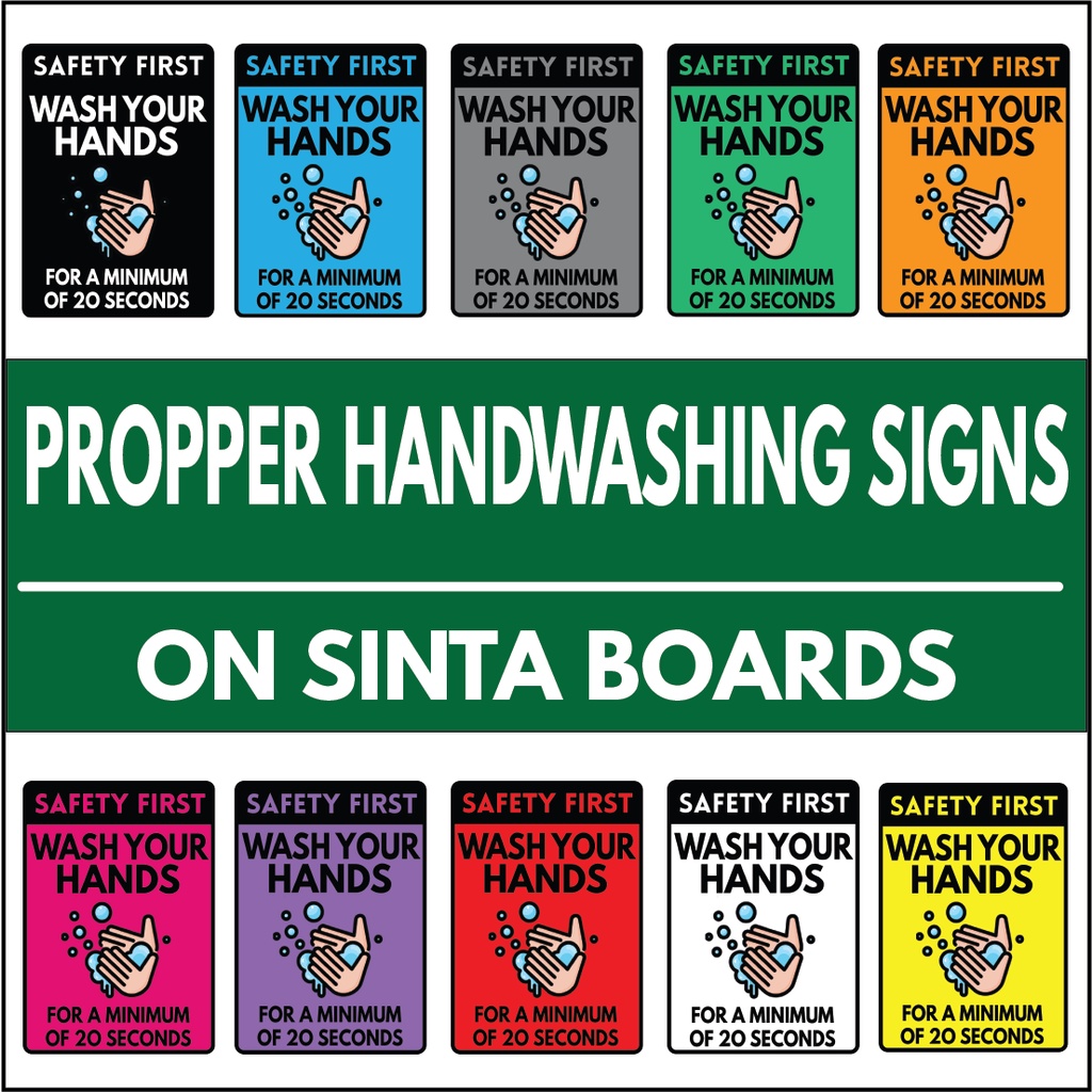 PROPPER HANDASHING SIGNS, HANDWASHING, SANITATION, CLEANLINESS, COVID ...