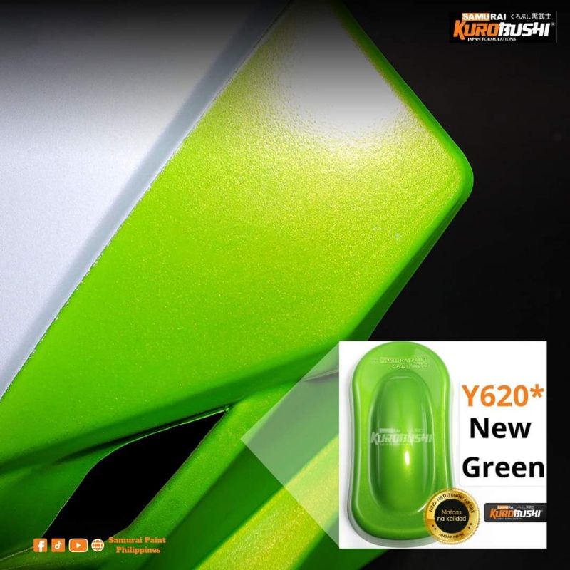 Y620 New Green Samurai Spray Paint | Shopee Philippines