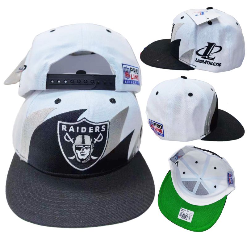 Raiders Double Shark Tooth Stooth Vintage Snapback Cap | Shopee Philippines