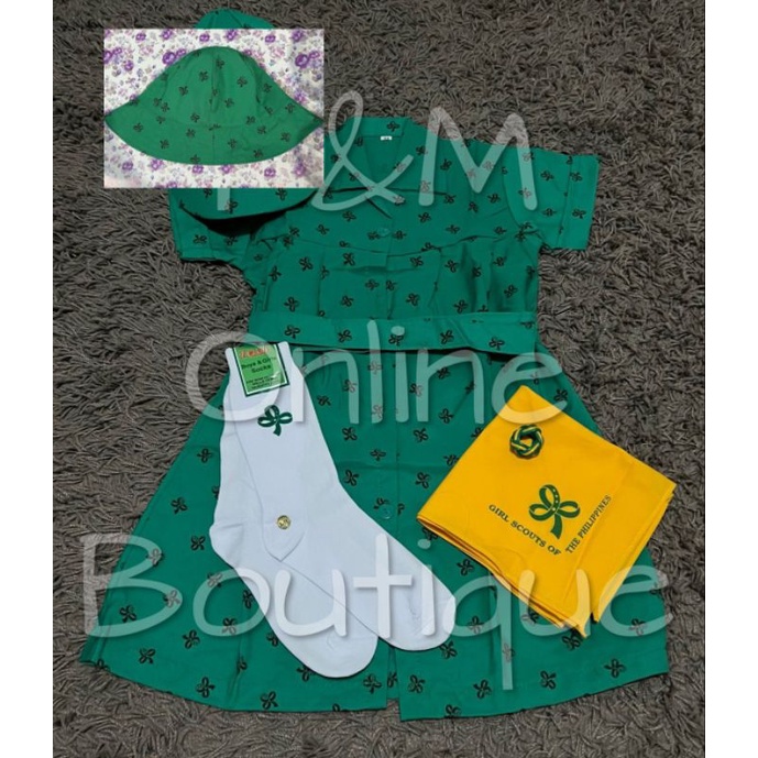 GIRL SCOUT DRESS FOR GRADE 4-6 (JUNIOR) | Shopee Philippines