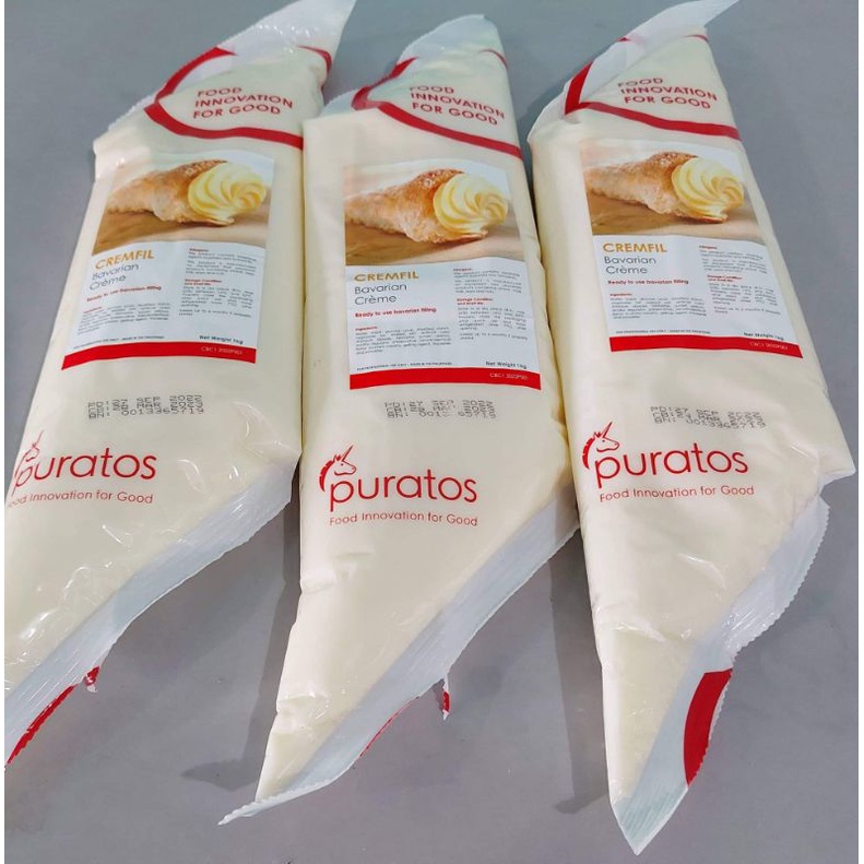 PURATOS BAVARIAN FILLING 1KG | Shopee Philippines