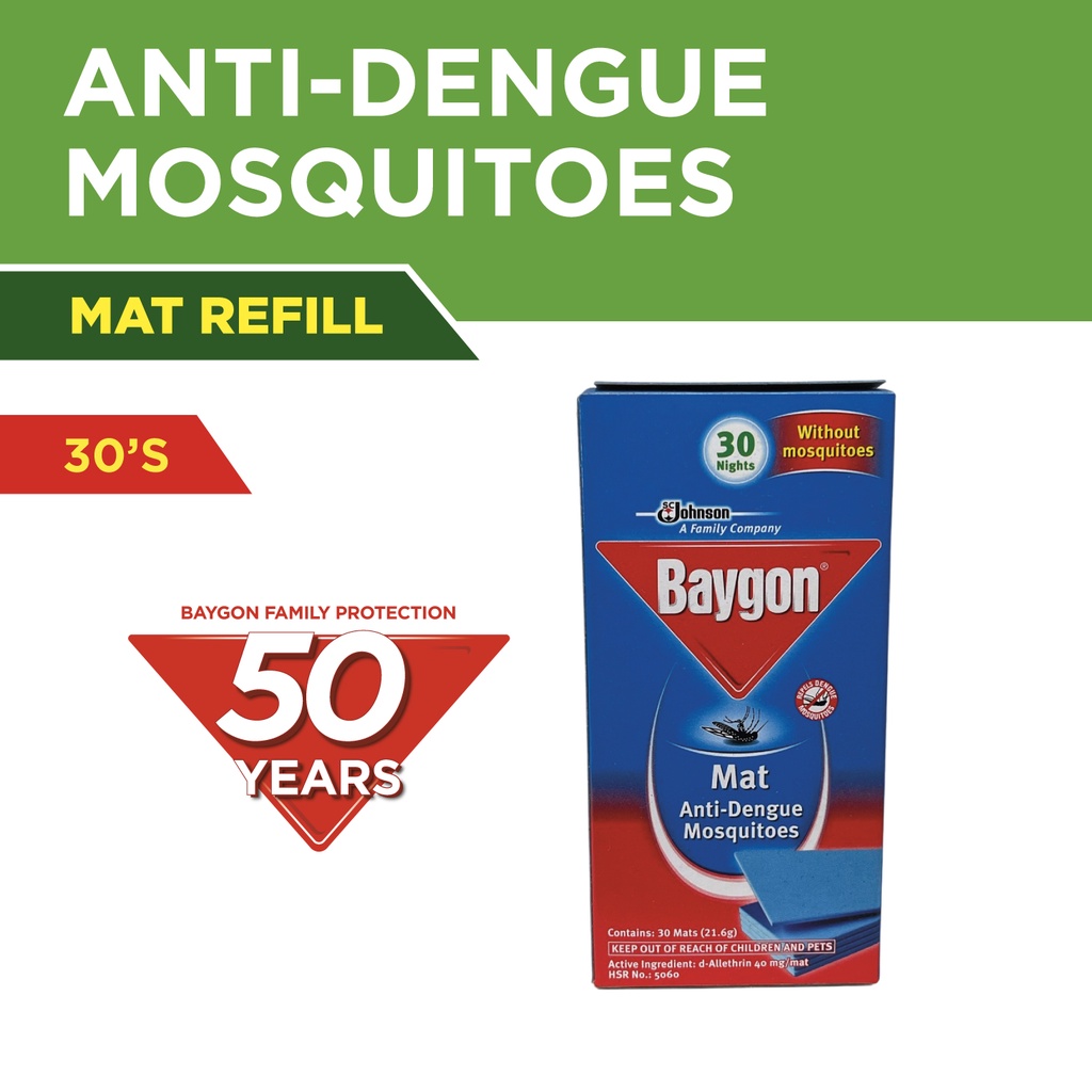 Baygon Mats - Refill 30s | Shopee Philippines