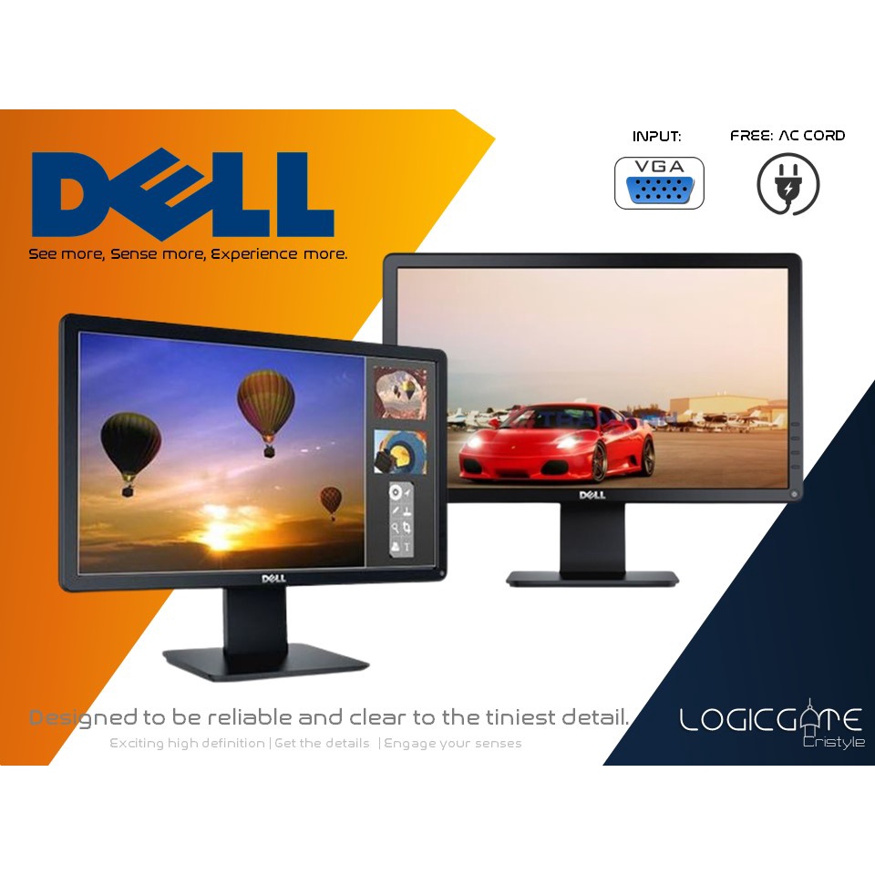 Dell 19 Wide LED Monitor F4 Free Ac Cord | Shopee Philippines