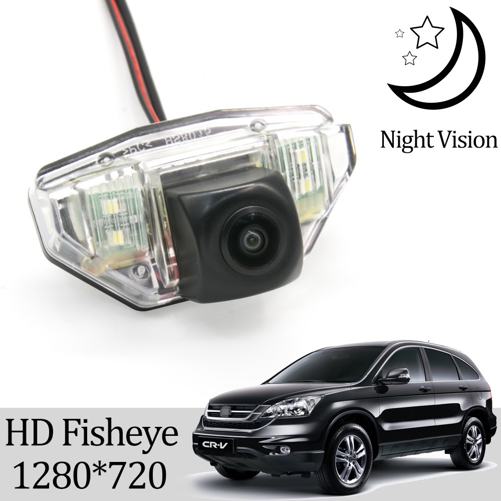 HD Starlight night vision CCD 12V 1280*720 Fisheye Rear View Camera For ...