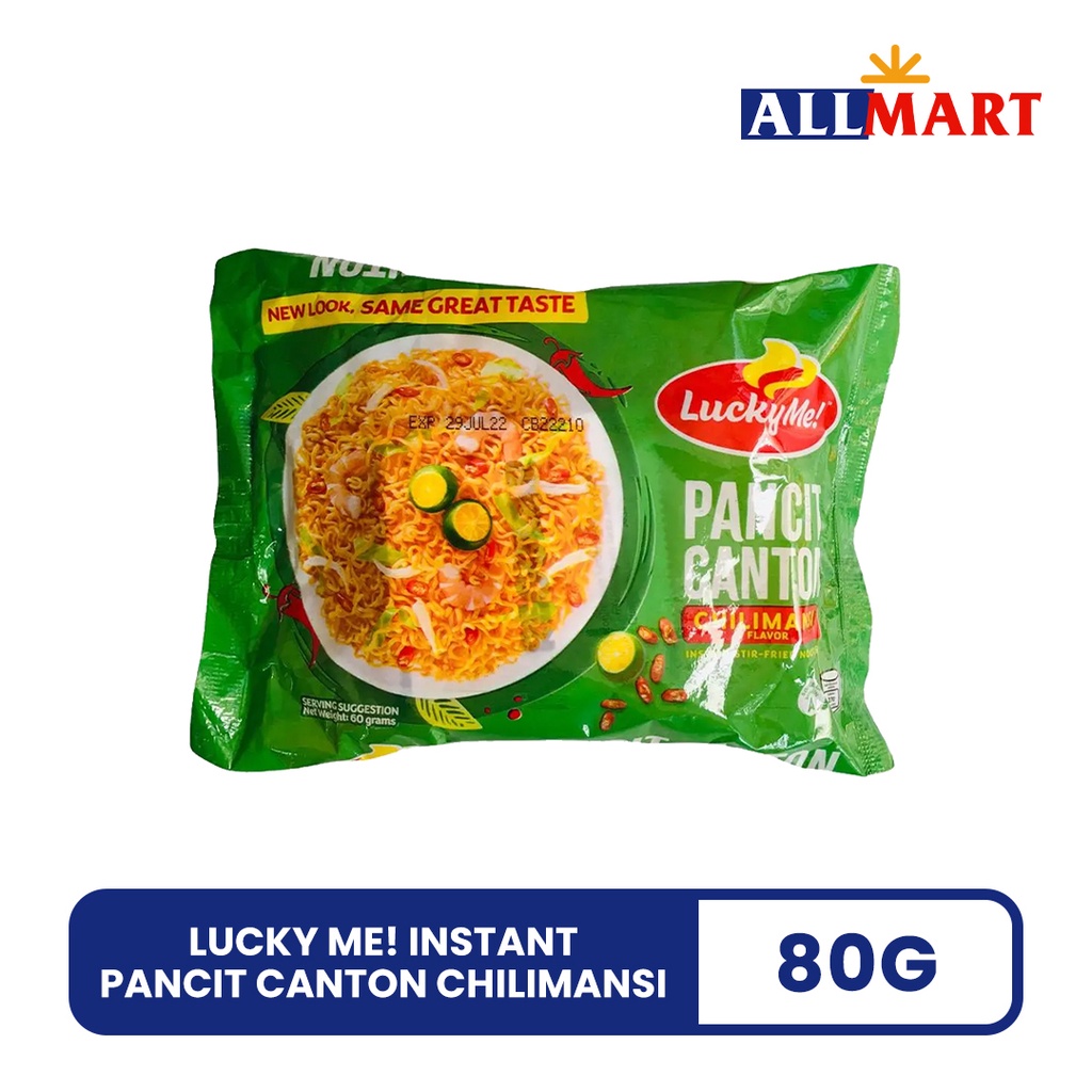 Lucky Me! Instant Pancit Canton Chilimansi 80g | Shopee Philippines