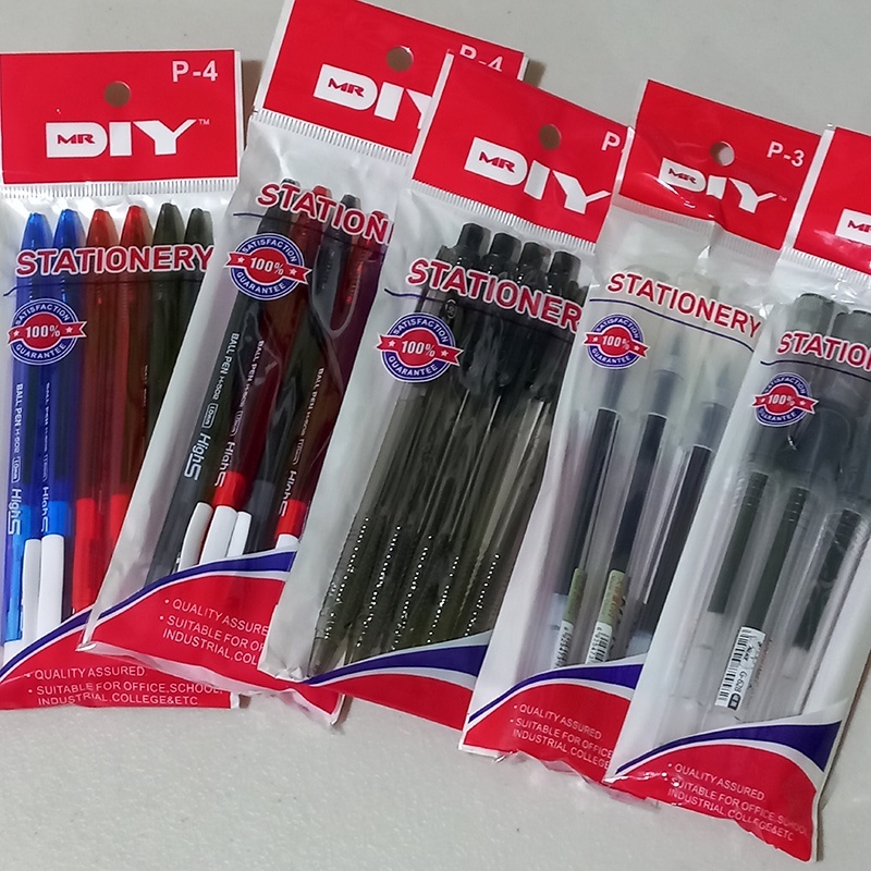 Mr. DIY Ballpen black, blue, red | Shopee Philippines