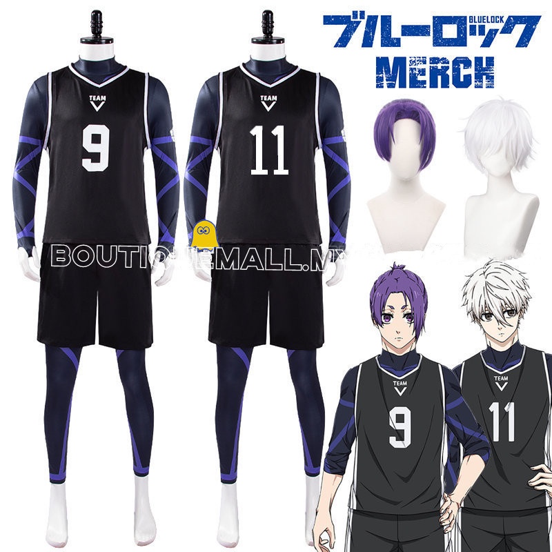 Anime Blue Lock Nagi Seishirou Mikage Reo Cosplay Costume Wig Football ...