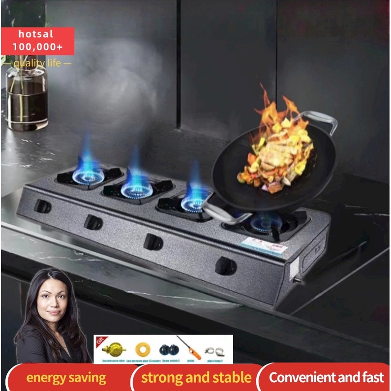 new kitchenware stainless 4 burner gas stove standard honeycomb Porous ...