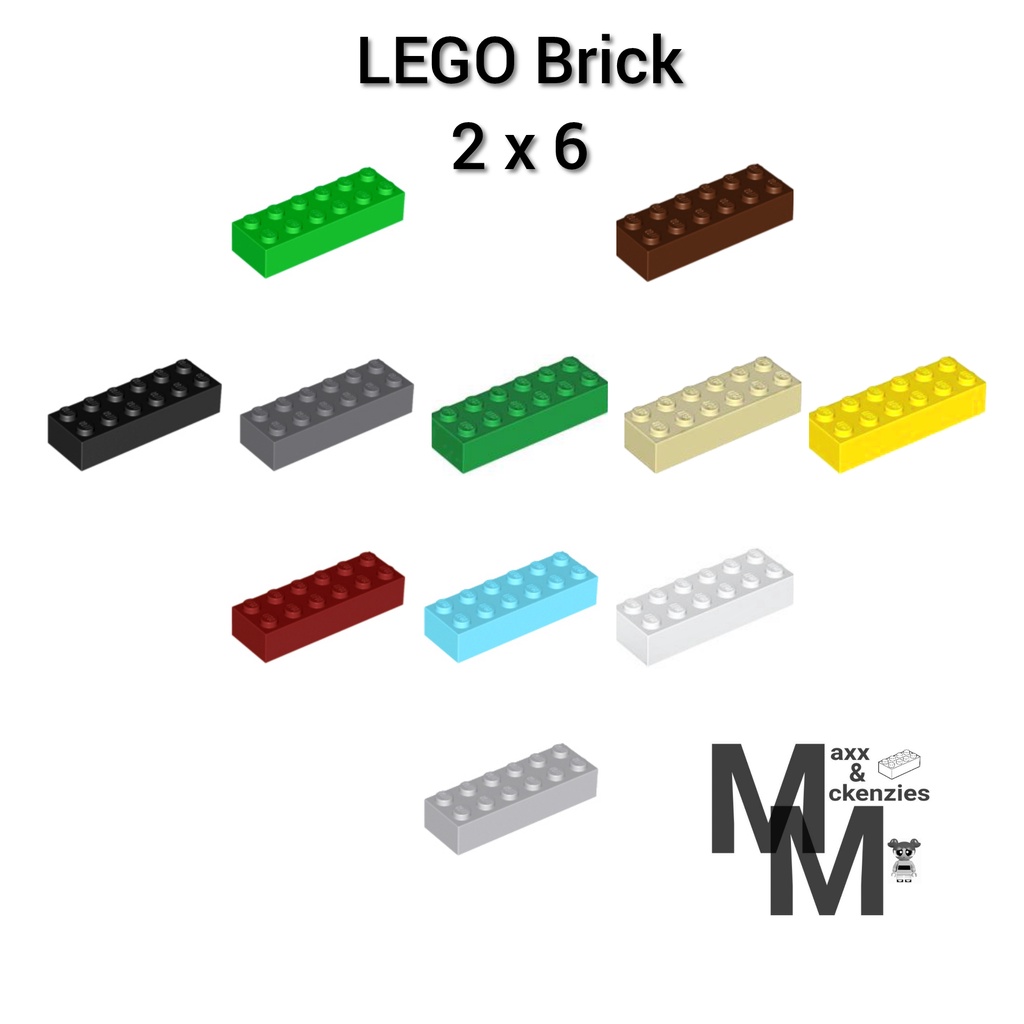 Brick 2x6 / 2 x 6 (2456) LEGO Part | Shopee Philippines