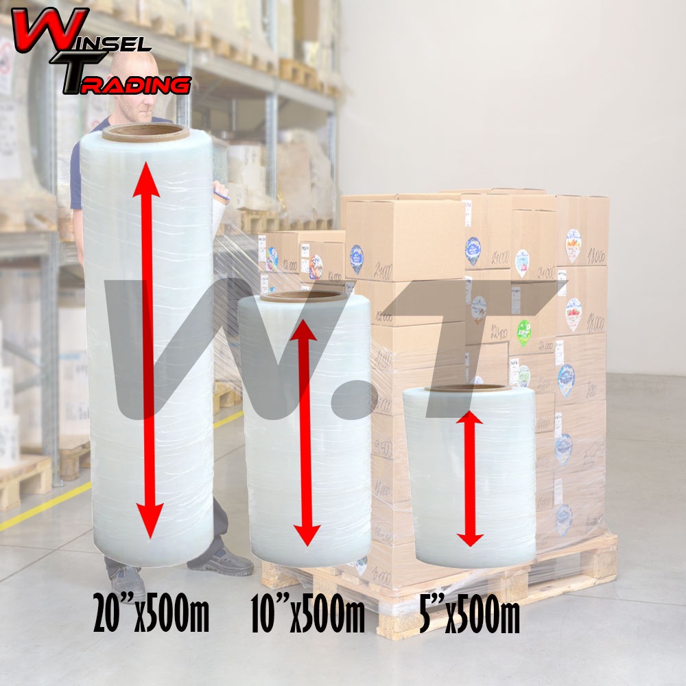 Pallet Stretch Film Plastic Wrap Clear Packaging (Big Core) | Shopee ...
