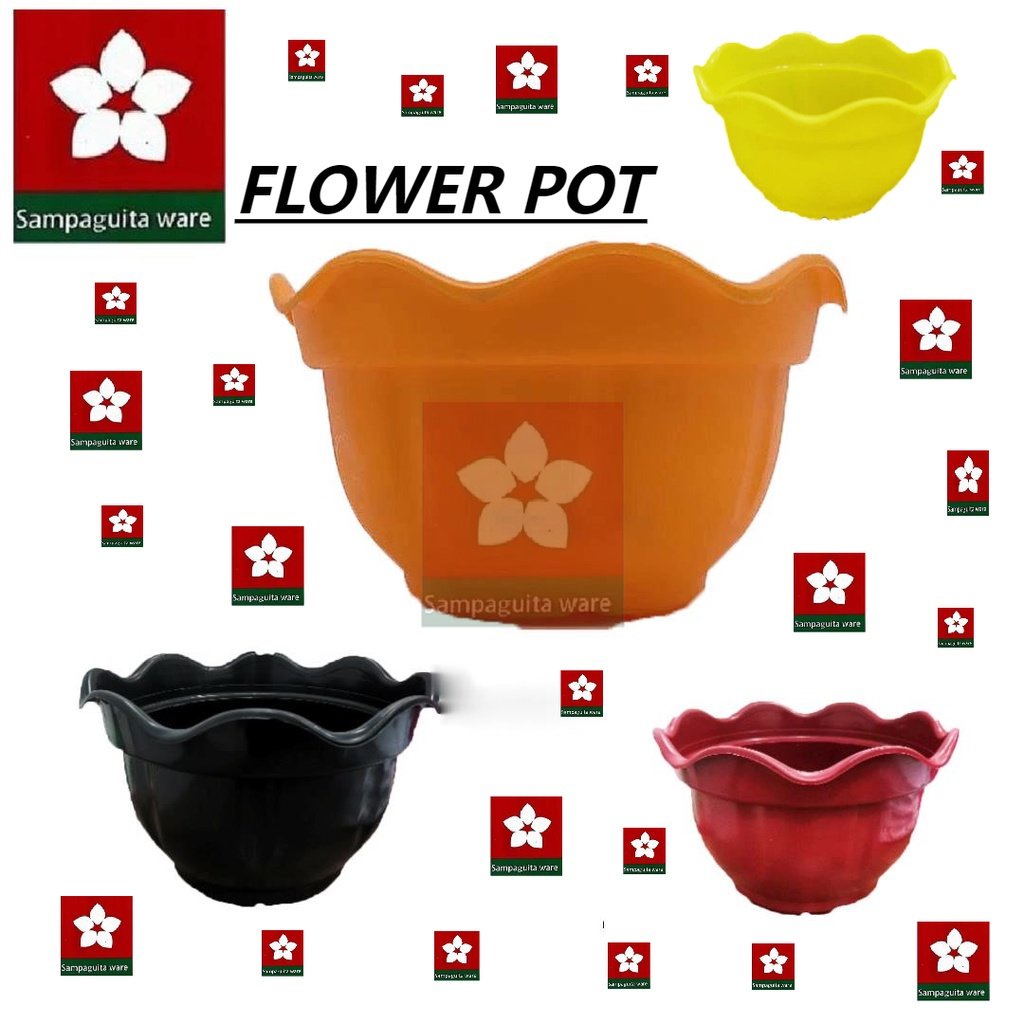 Sampaguita Plastic Flower Pot Small To Extra Large size (factory direct ...