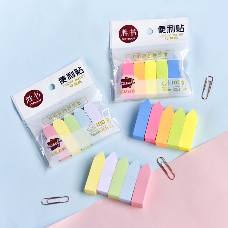 SN302 100 sheets Annotating Marking Paper Sticky Notes | Shopee Philippines