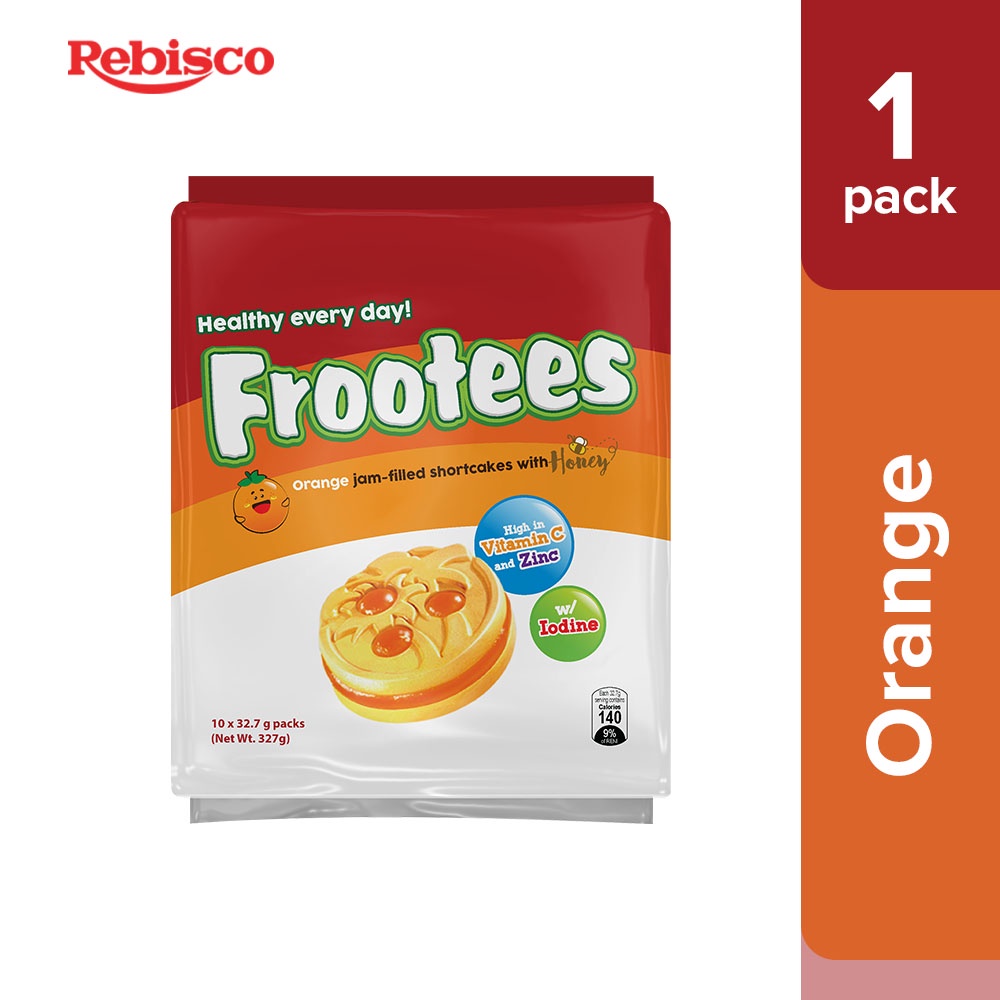 Frootees Orange 32.7g x 10 pcs | Shopee Philippines