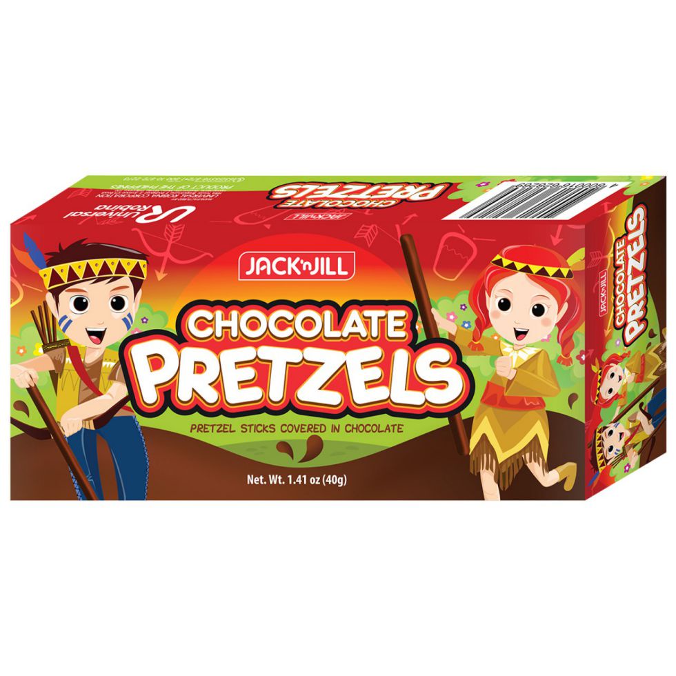 Jack N Jill Chocolate Pretzels Sticks 40g | Shopee Philippines