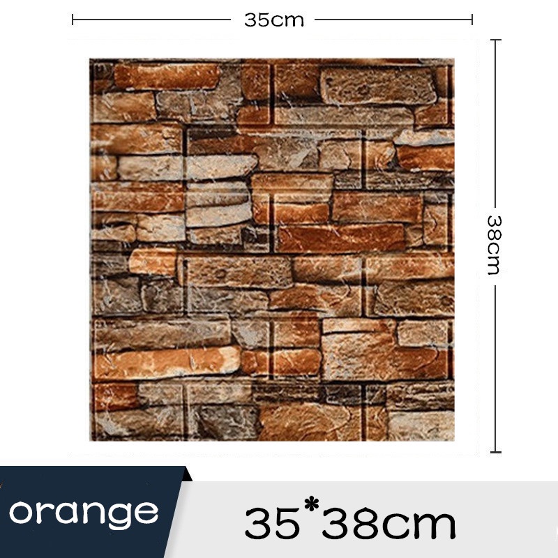 3D Wall Paper Adhesive Waterproof PE Foam Wall Sticker For Home Wall ...