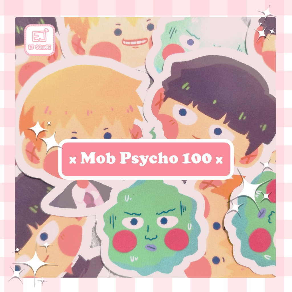 MOB PSYCHO 100 VINYL WATERPROOF STICKERS | Shopee Philippines