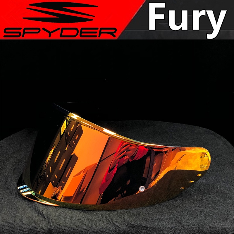 Spyder FURY Lens Visor Helmet Spare Visor Lens For Spyder FURY Helmet ...