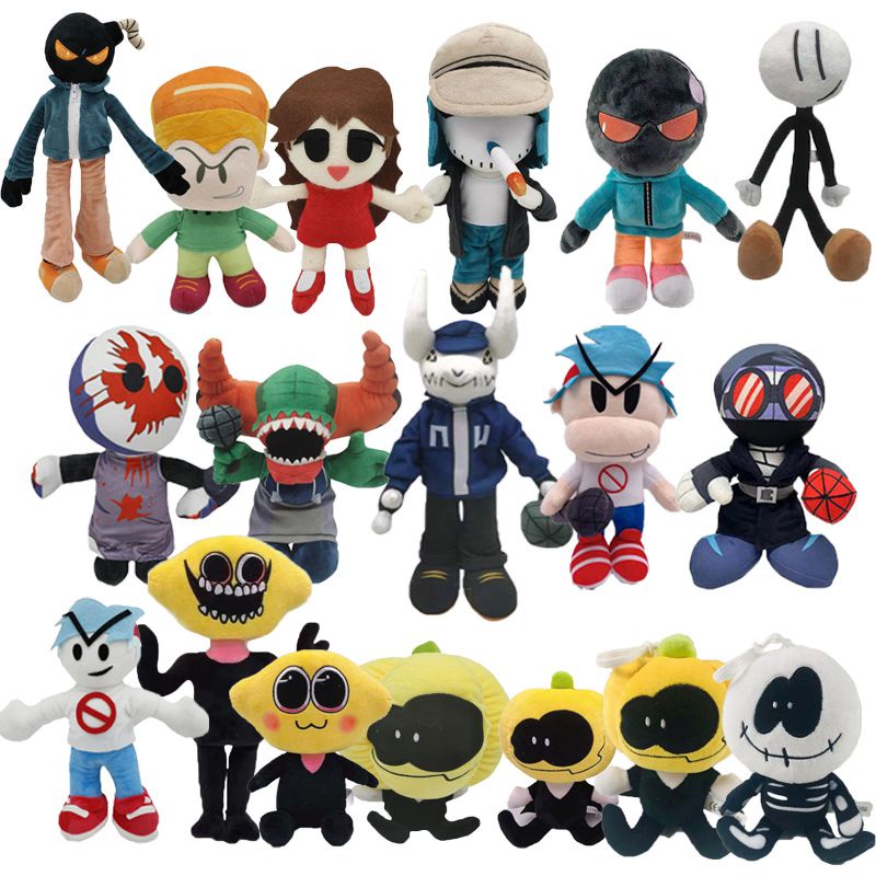 Friday Night Funkin Plushie Toys FNF Game Stuffed Dolls Kids Gift Baby ...