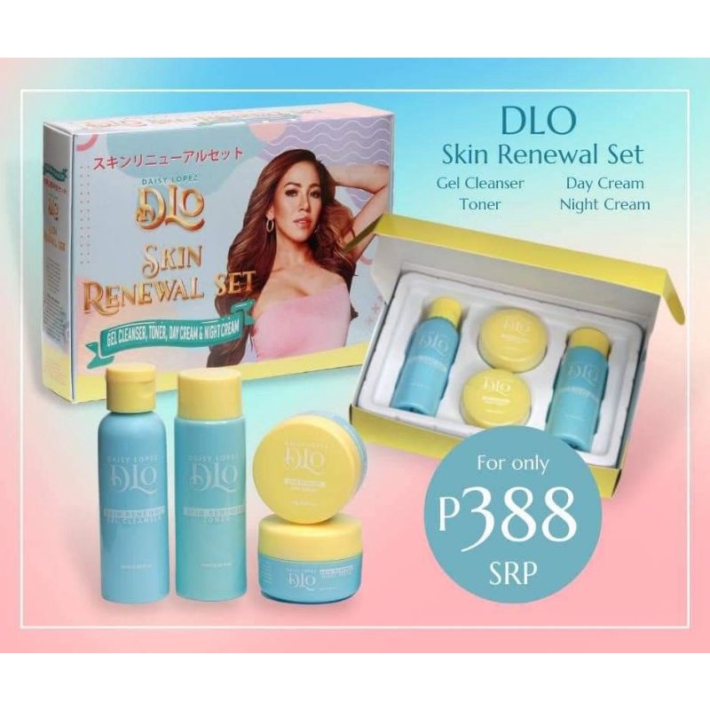 COD w[FREEBIE] DLO SKIN RENEWAL SET | Shopee Philippines