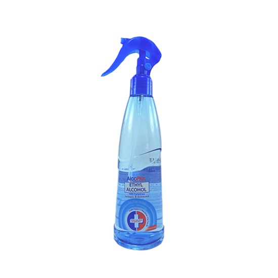 AlcoPlus Ethyl Alcohol 70% Blue, 330ml Spray 1 bottle | Shopee Philippines