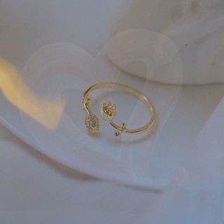 Roses and Champagne Leewon and Caesar Inspired rosegold Adjustable Ring ...