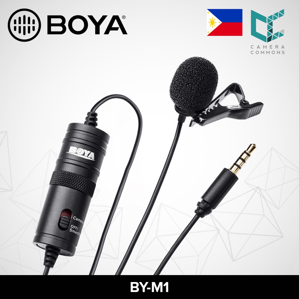 BOYA BY-M1 Omni Directional Lavalier Microphone Audio Equipment ...
