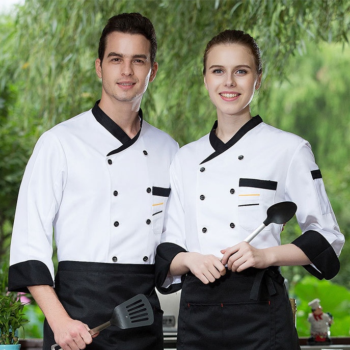Chef Clothes Hotel Chef Work Clothes Can Be Worn By Men And Women In ...