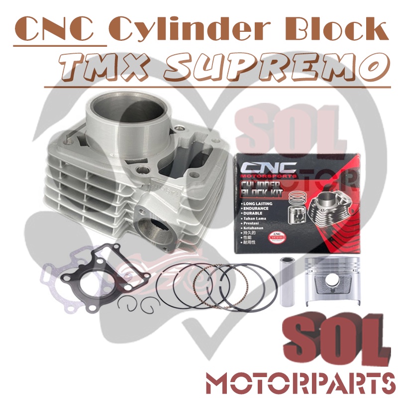 CNC Cylinder Block Set TMX SUPREMO STD Made in Thailand | Shopee ...