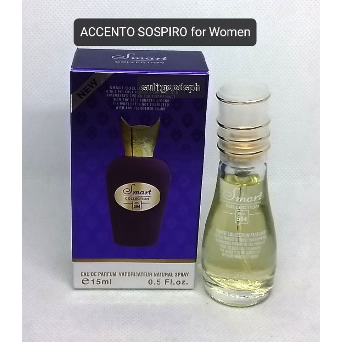 SMART COLLECTION PERFUME NO. 504 FOR WOMEN 15 ML EDP | Shopee Philippines