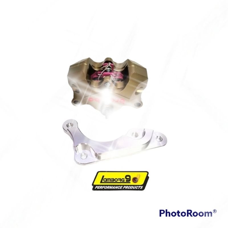 CNC 2pot brake caliper mio/m3/xrm125/w125/Rs125 with bracket set ...