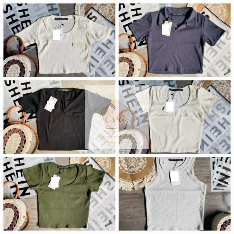 She|n CROPTOPS with Ziplock Bundle 10 to 25 pcs | Shopee Philippines