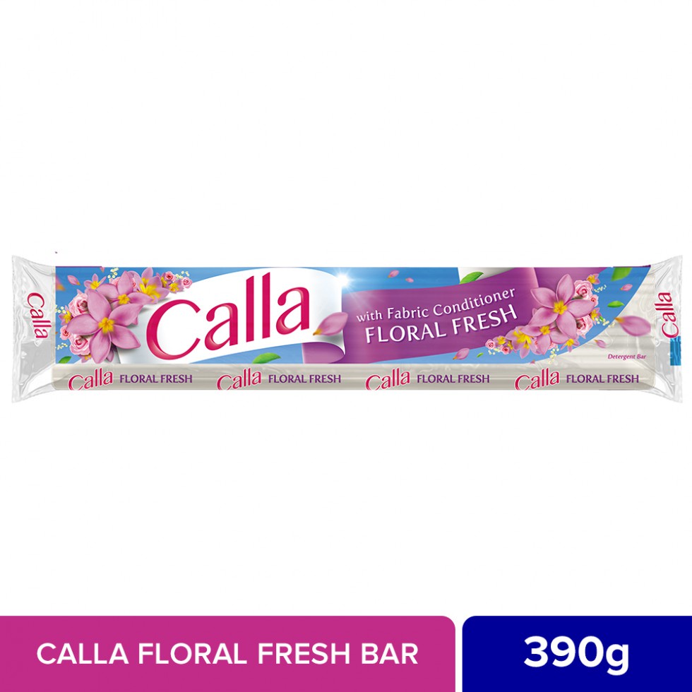 Calla Laundry Detergent Bar Floral Fresh 390g | Shopee Philippines