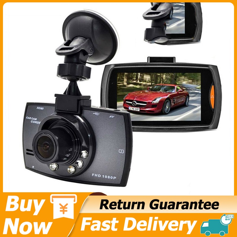 Car Video Recorder Dash Cam Dual Lens HD 1080P Auto Digital 4'' IPS ...
