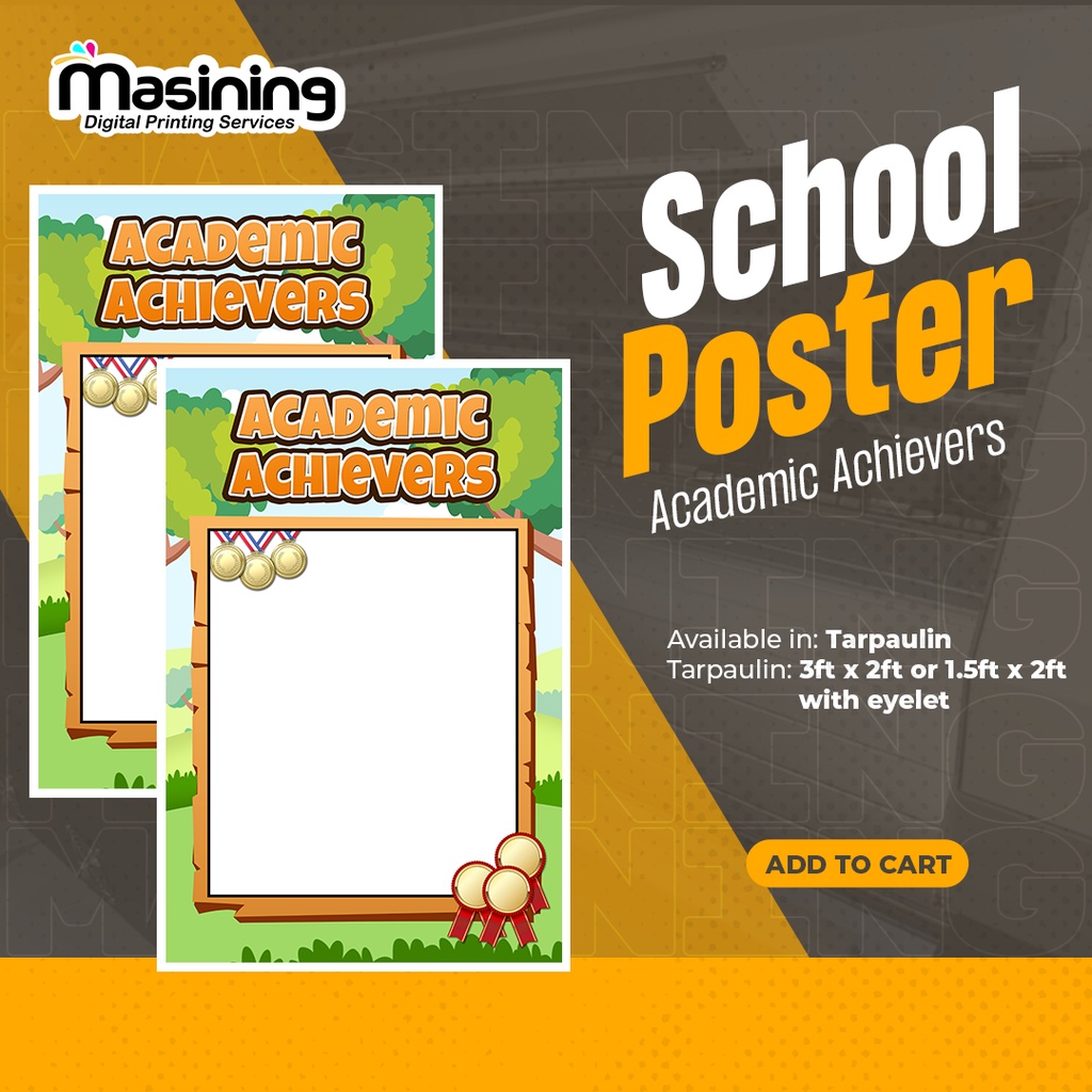Academic Achievers School Poster Tarpaulin | Shopee Philippines