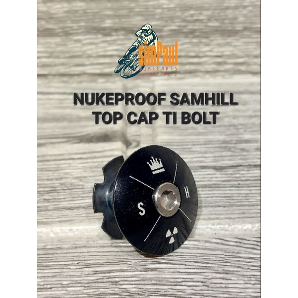 NUKEPROOF SAM HILL TOP CAP TI BOLT BLACK MTB | Shopee Philippines