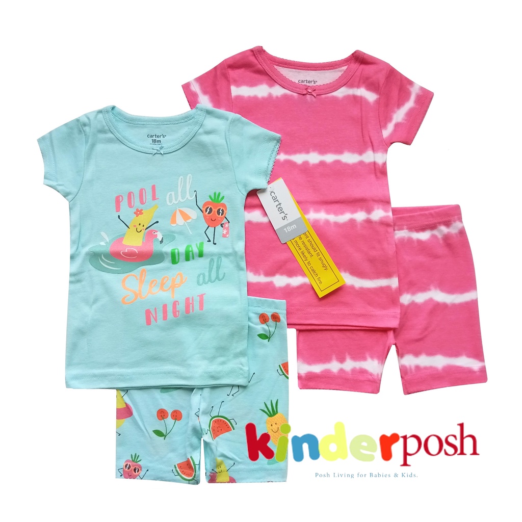 Carter's 4-Piece Pajama Set - Pool All Day, Sleep All Night (18 months ...