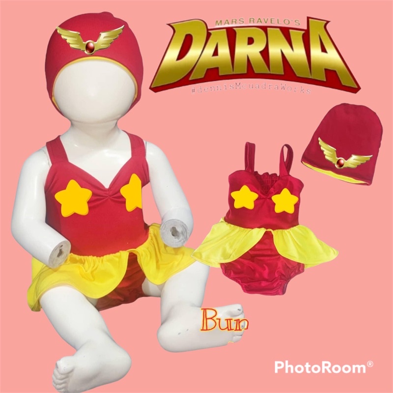 Darna Costume Romper with Bonnet 6-24m | Shopee Philippines