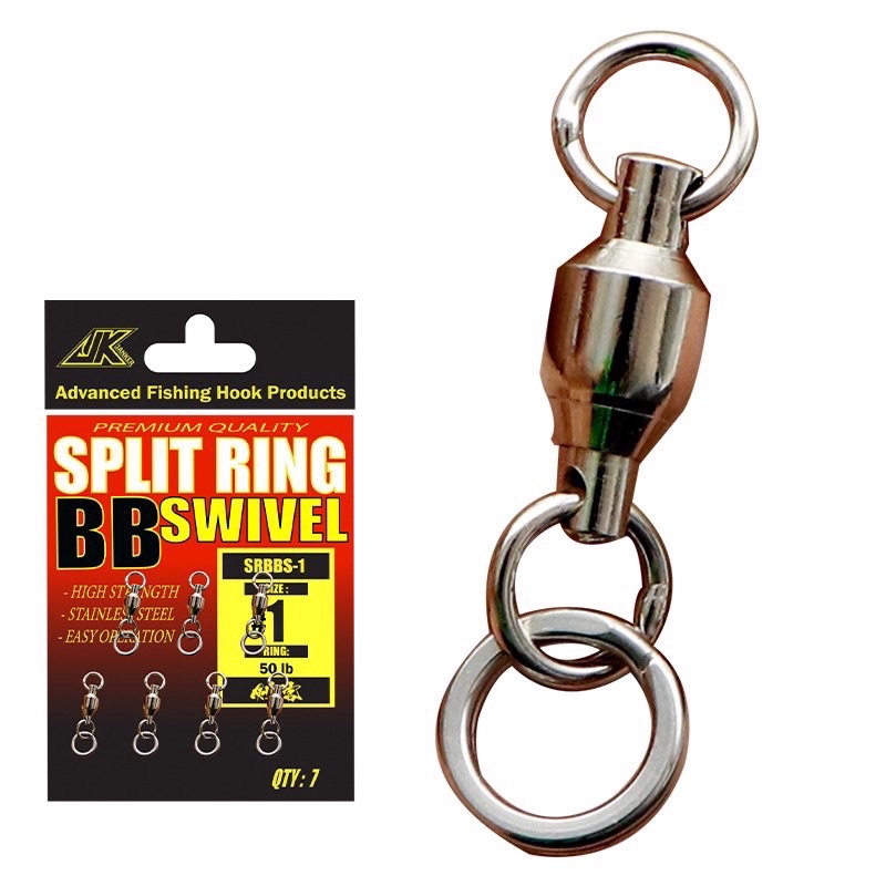 JK Heavy Duty Ball Bearing Split Ring/Swivel | Shopee Philippines