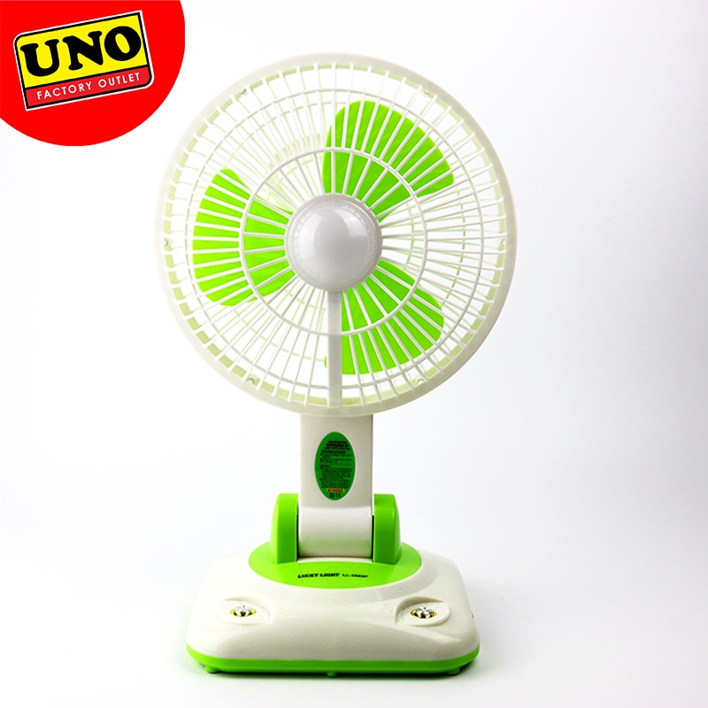 UNO FOLDABLE/RECHARGEABLE ELECTRIC FAN WITH LIGHTS | Shopee Philippines
