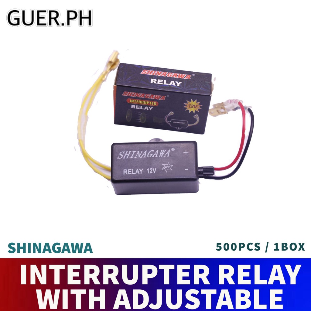 Shinagawa Horn Interrupter Relay With Adjuster 12v Universal | Shopee ...